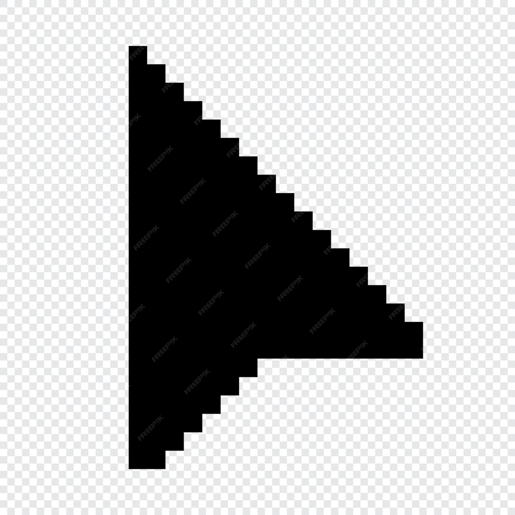 Premium Vector | Pixel computer mouse click pointer cursor arrow Mouse cursor arrow Pointer ...