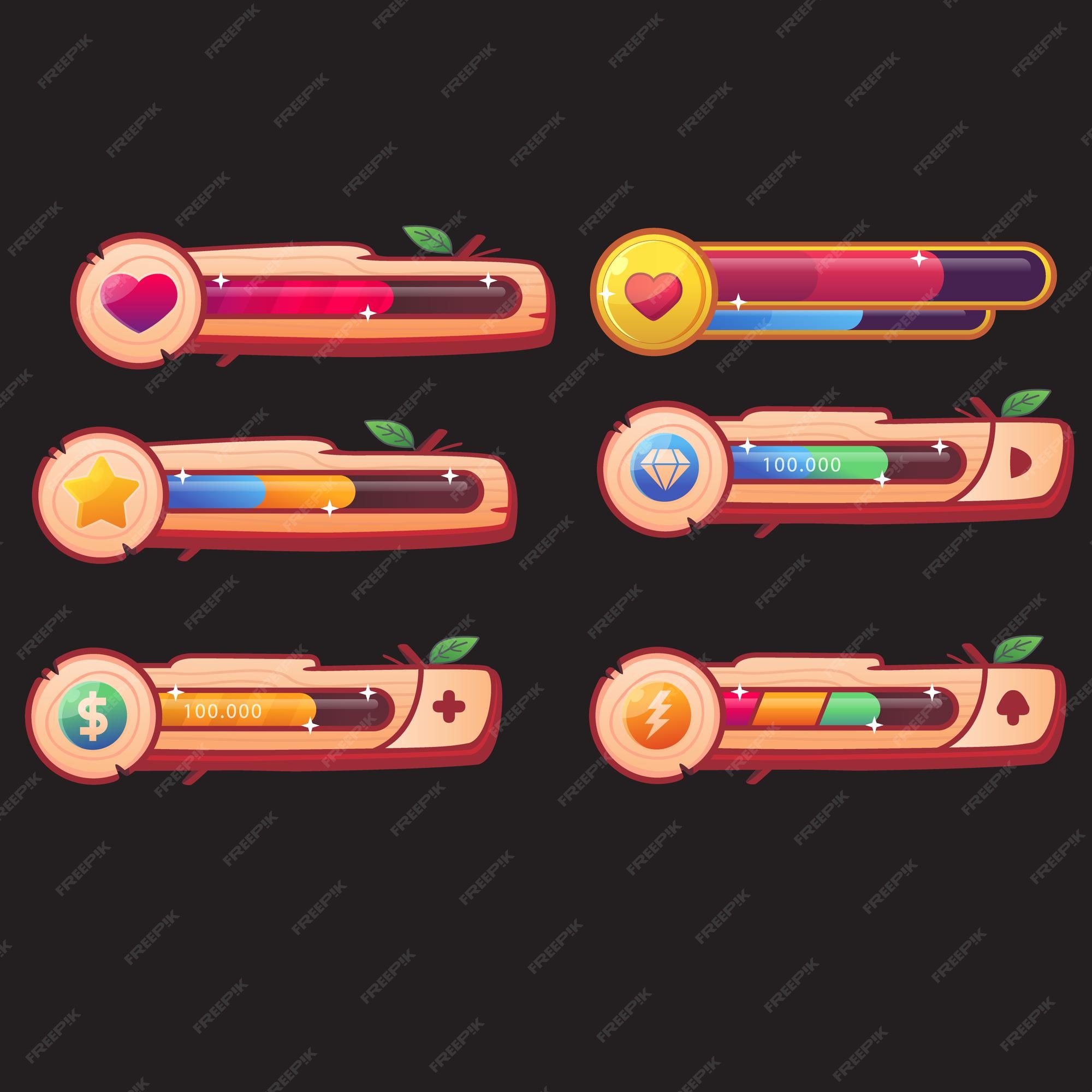 Premium Vector | Pixel game icon Retro video games element arcade UI button digital console 8bit ...