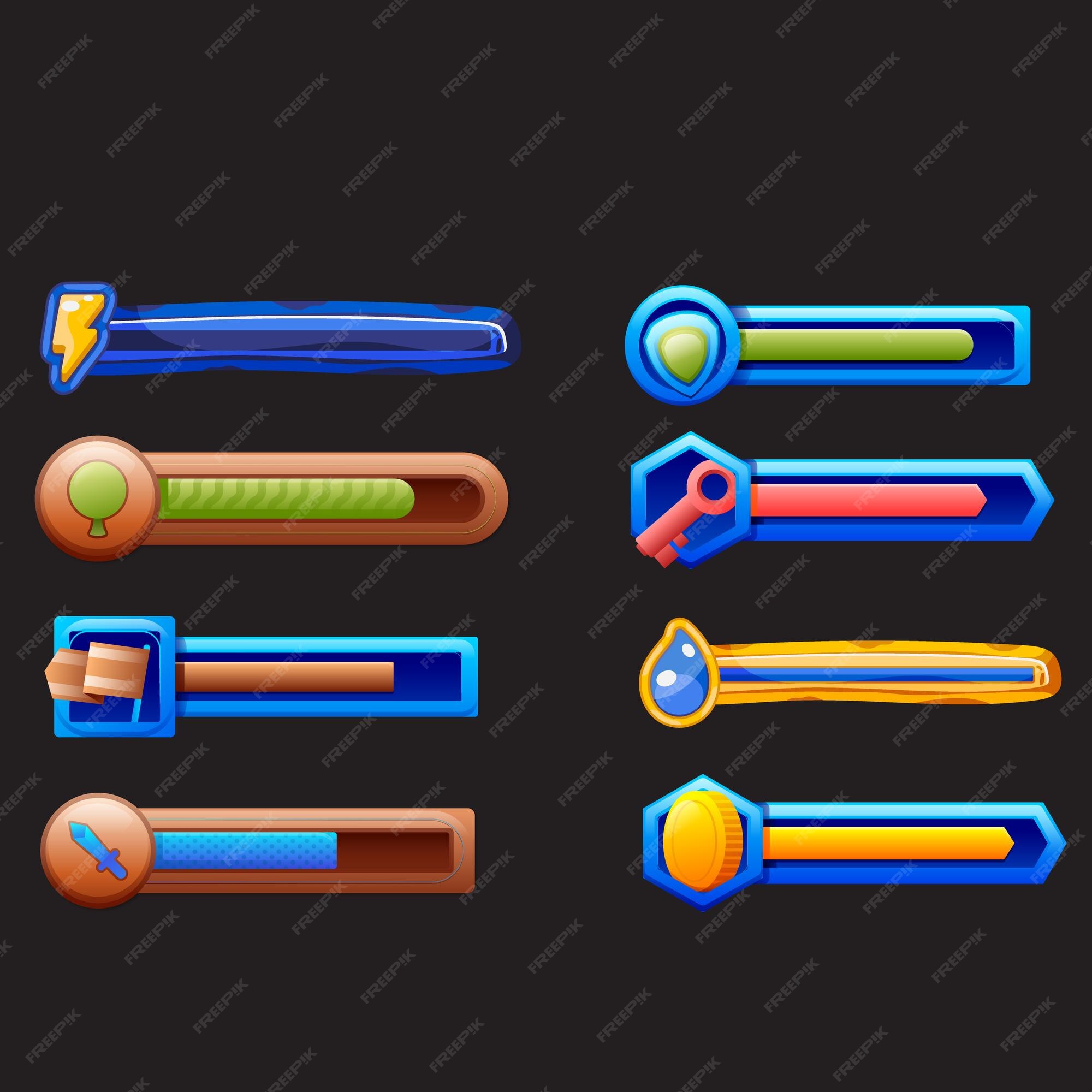 Premium Vector | Pixel game icon Retro video games element arcade UI button digital console 8bit ...