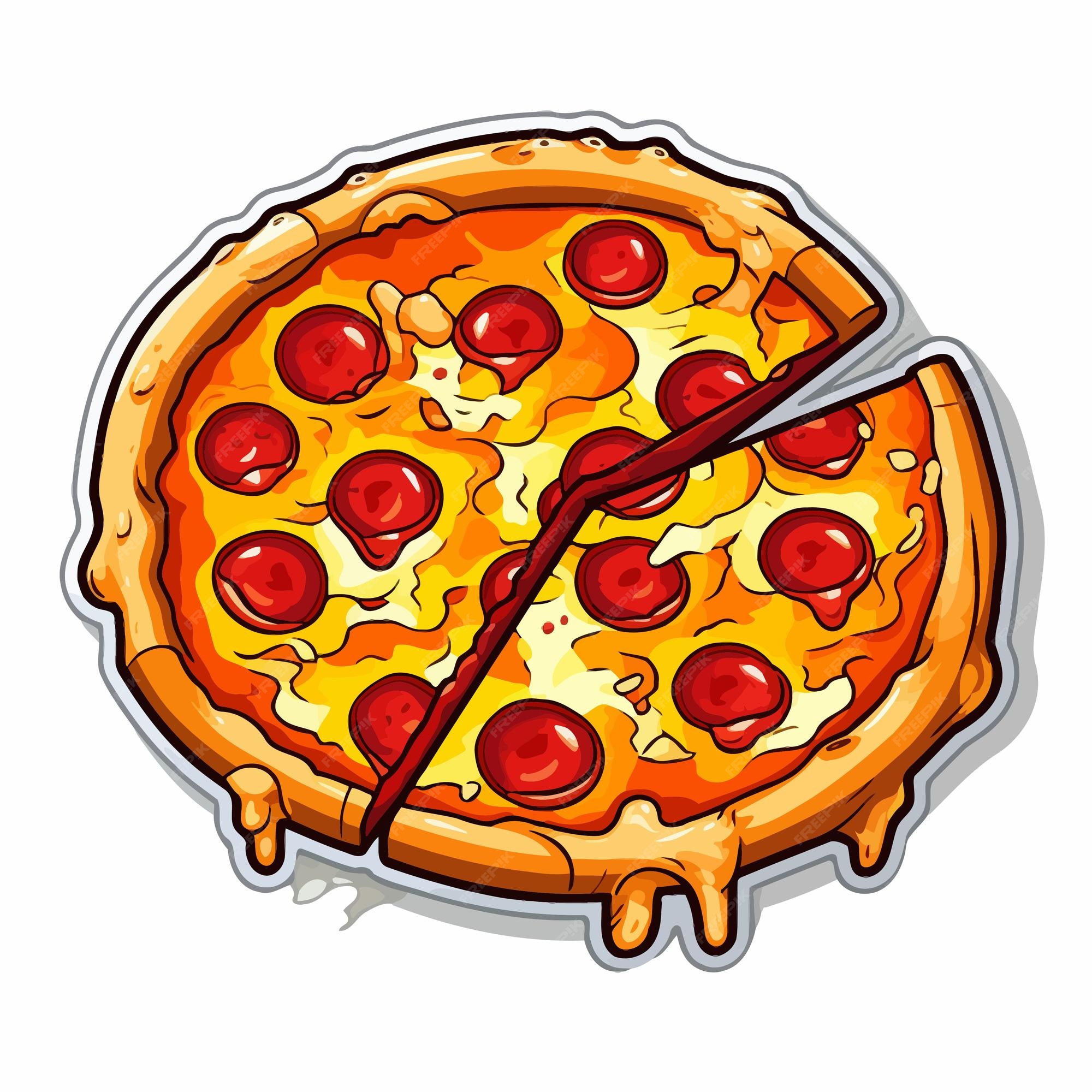 Pizza vector illustration | Premium AI-generated vector Pizza vector illustration | Premium AI-generated vector