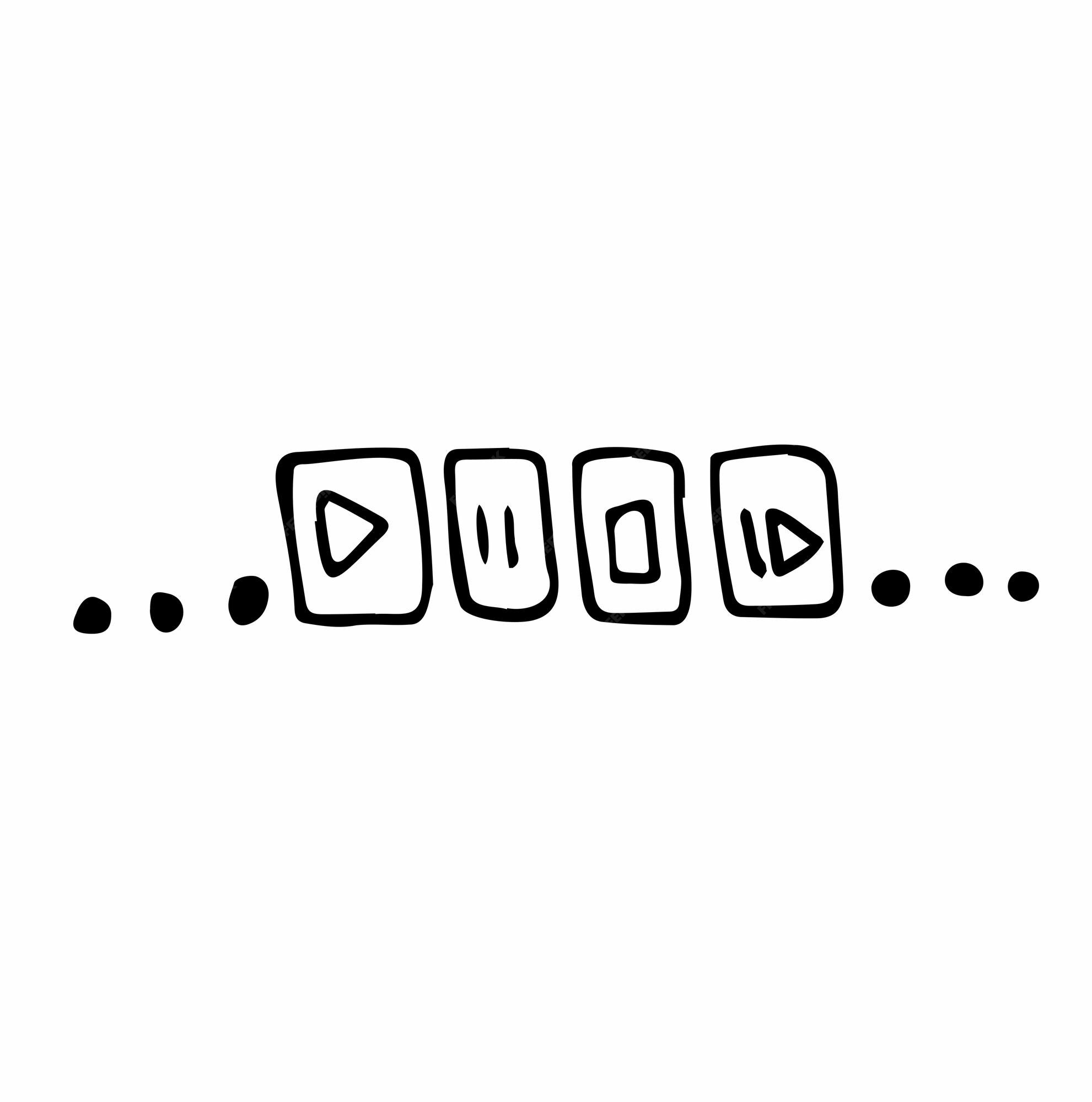 Premium Vector | Player icons vector Hand drawn Player buttons and ... Premium Vector | Player icons vector Hand drawn Player buttons and ...