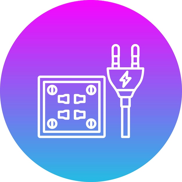 Premium Vector | PLug and socket Icon Premium Vector | PLug and socket Icon