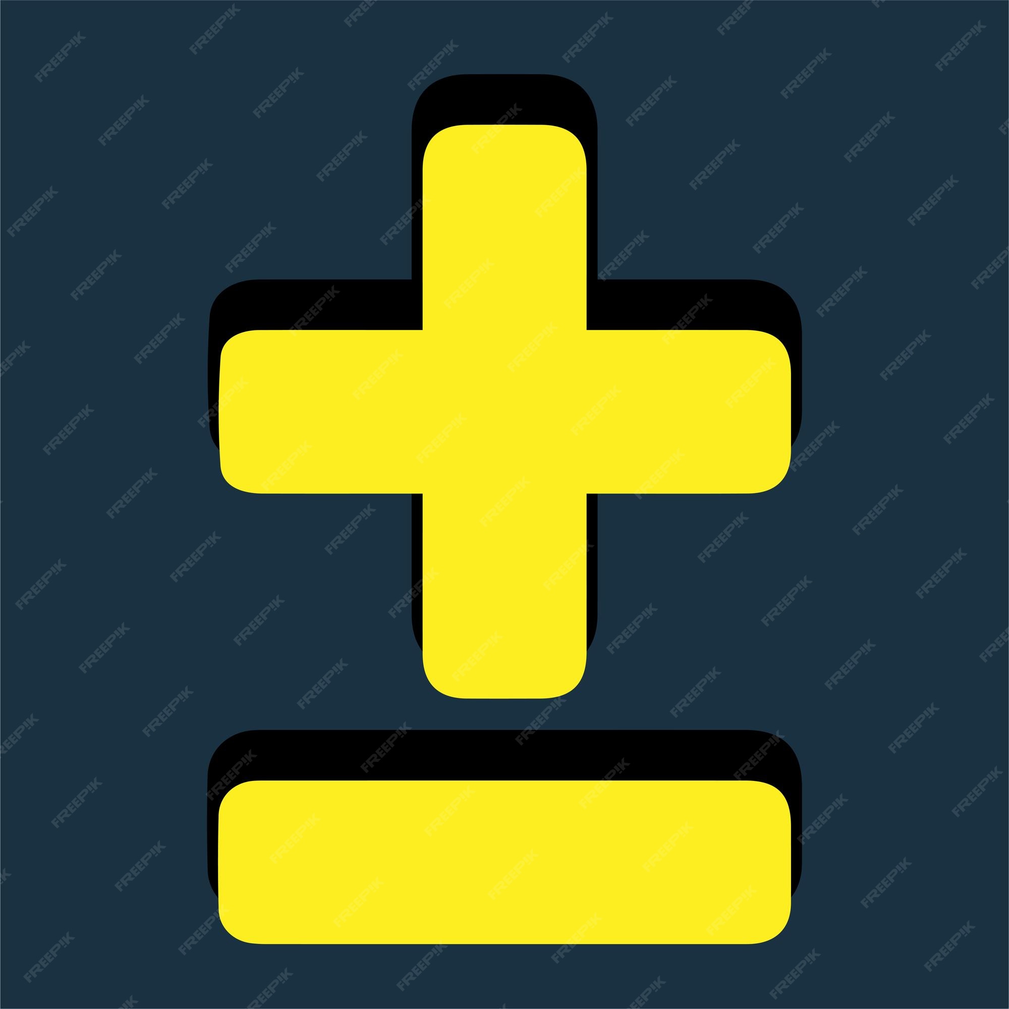 Premium Vector | Plus and minus symbol Basic mathematical symbol sign ... Premium Vector | Plus and minus symbol Basic mathematical symbol sign ...