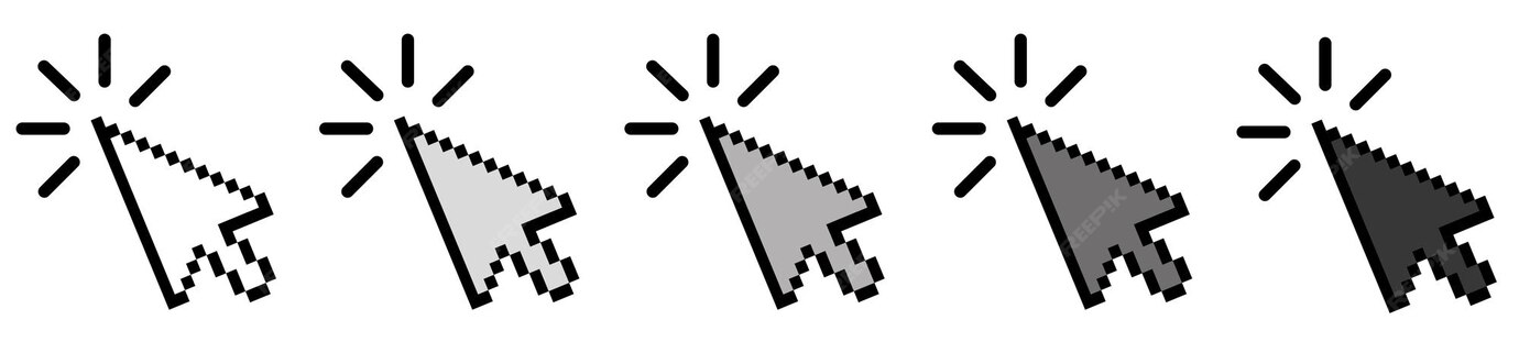 Premium Vector | Pointer cursor icons. computer web arrows, mouse cursors and mouse click ...