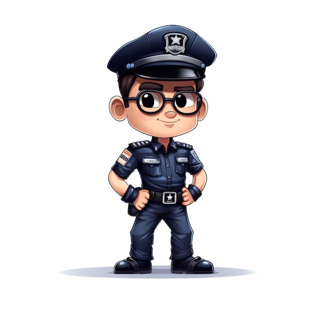 Premium Vector | Police officer cartoon vector Premium Vector | Police officer cartoon vector