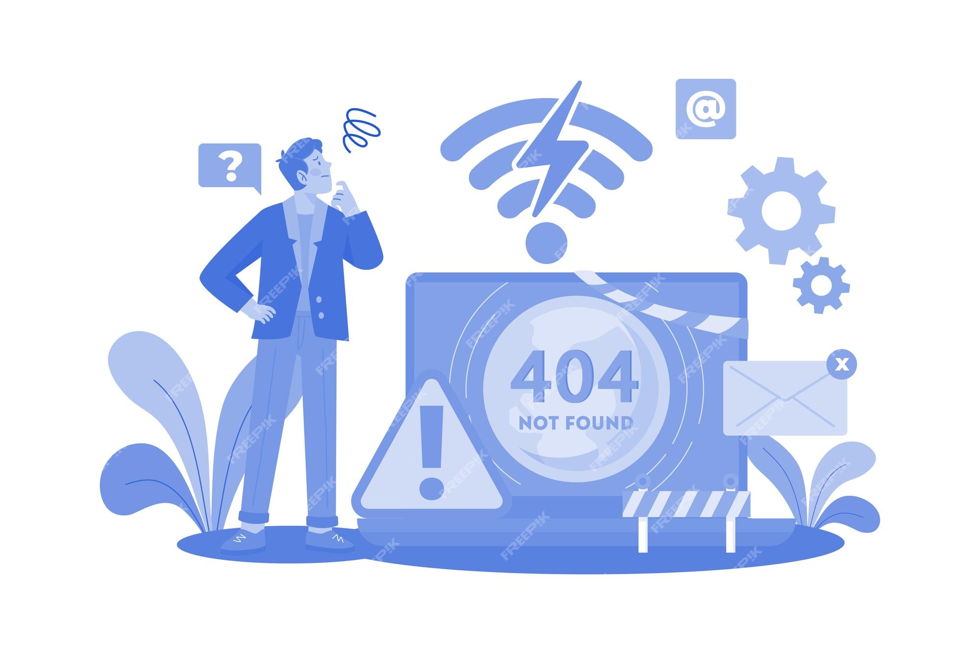 Premium Vector | Poor Internet Connection Illustration concept on a ... Premium Vector | Poor Internet Connection Illustration concept on a ...