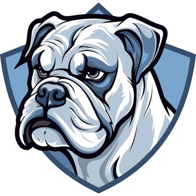 A powerful and fierce bulldog illustration perfect for branding sports ... A powerful and fierce bulldog illustration perfect for branding sports ...