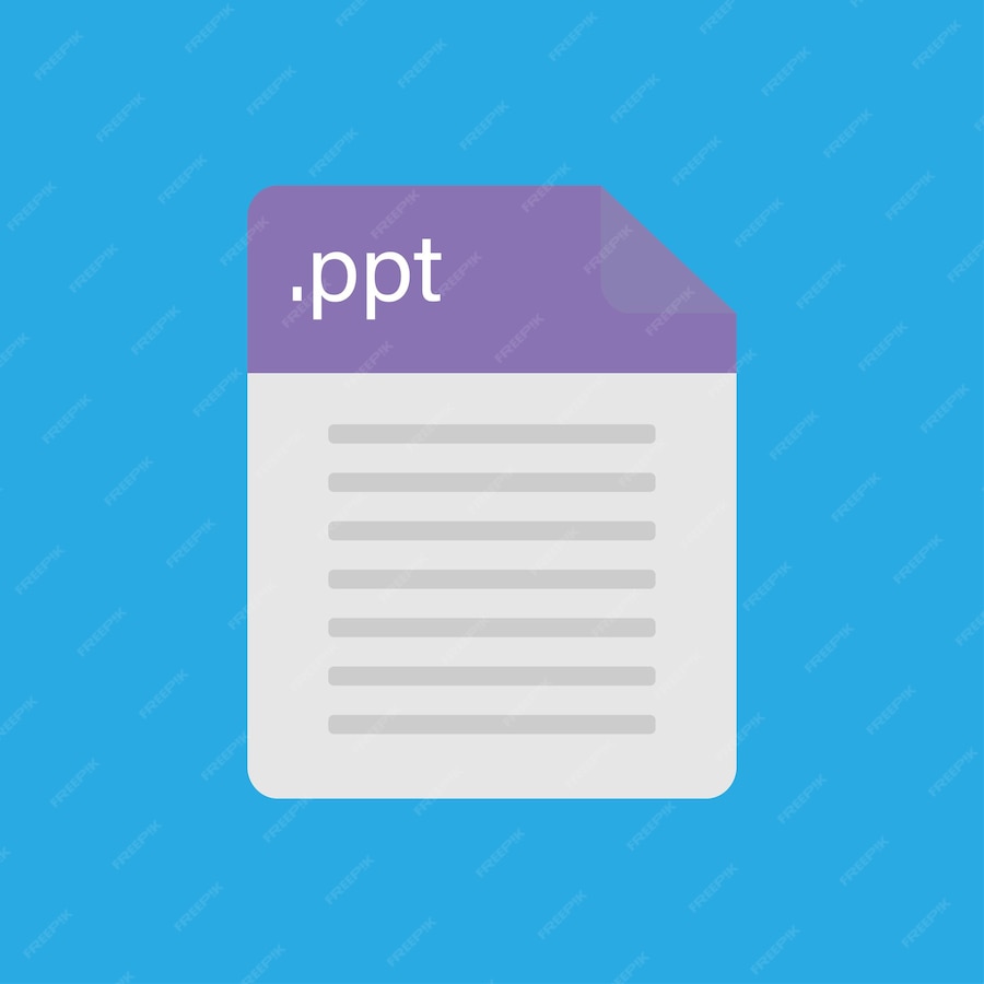 Premium Vector Ppt File Format Ppt Document The File In Ppt Format Ppt File Vector Image