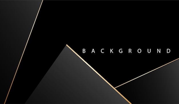 Premium Vector | Premium abstract background black and golden Premium Vector | Premium abstract background black and golden