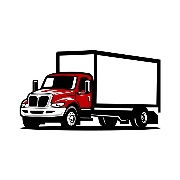 Premium Vector | Premium moving truck vector monochrome isolated silhouette Premium Vector | Premium moving truck vector monochrome isolated silhouette