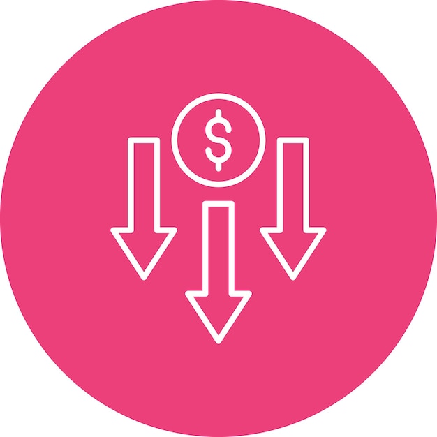 Premium Vector | Price Decrease Icon