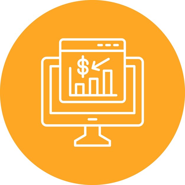 Premium Vector | Price Decrease Icon