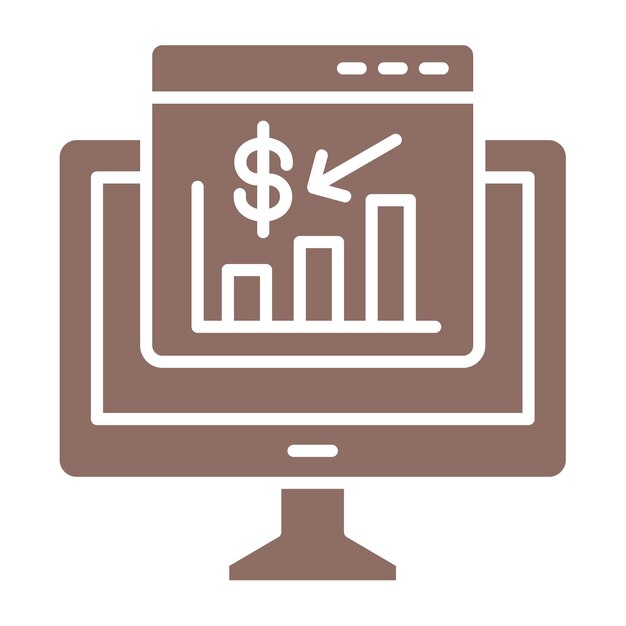 Premium Vector | Price Decrease Icon