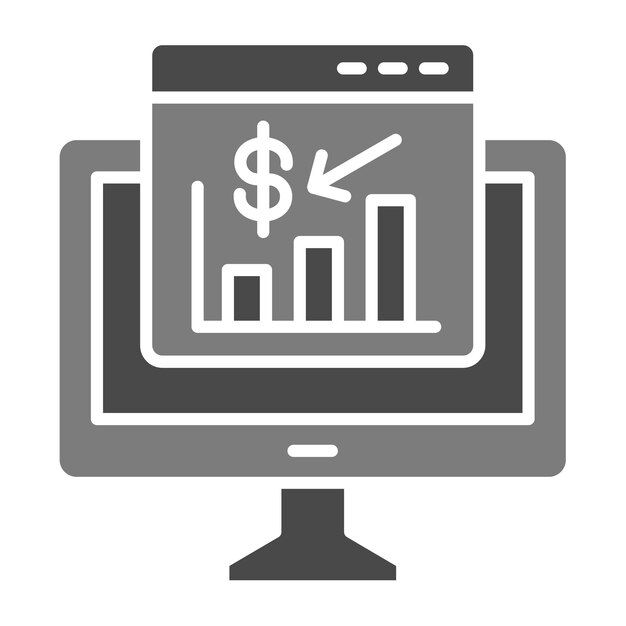 Premium Vector | Price Decrease Icon