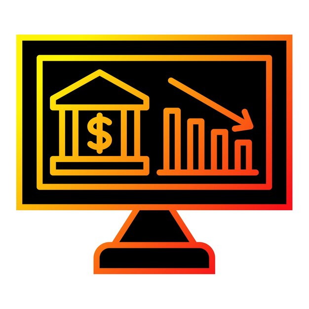 Premium Vector | Price Decrease Icon