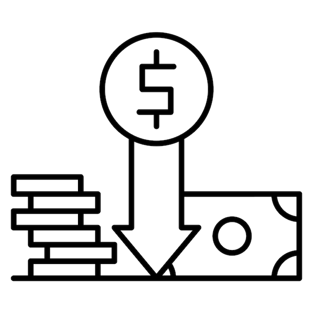 Premium Vector | Price decrease vector illustration style