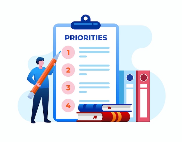 Premium Vector | Priority concept vector illustration. An important ... Premium Vector | Priority concept vector illustration. An important ...