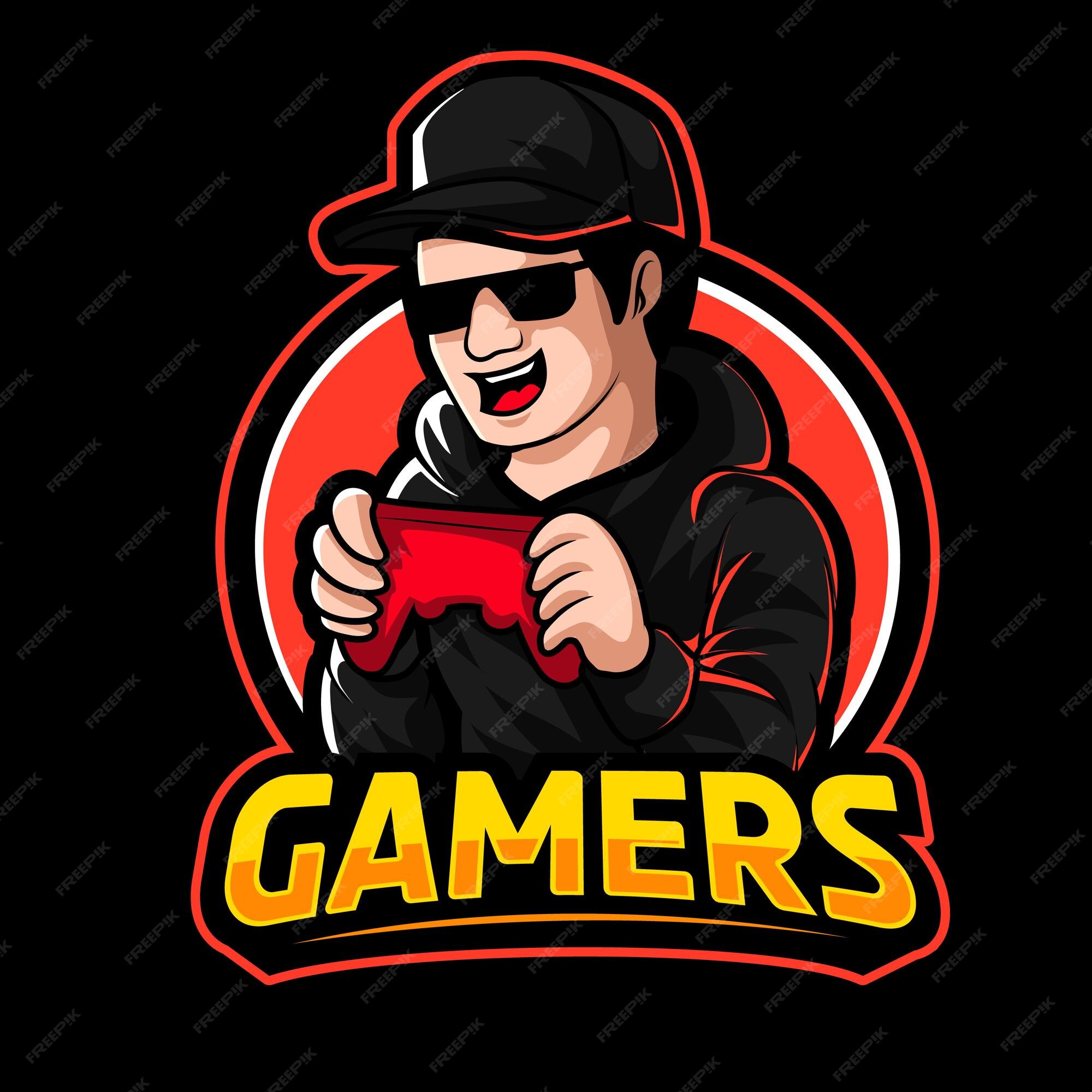 Premium Vector Pro Gamer Mascot Gamer Logo Vector Illustration