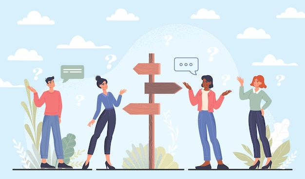 Premium Vector | Problem solution concept Premium Vector | Problem solution concept