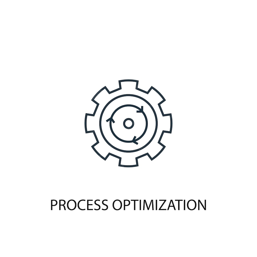 Premium Vector | Process optimization concept line icon. simple element ...
