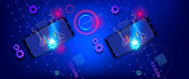 Premium Vector | Process of programming and testing digital code on a ... Premium Vector | Process of programming and testing digital code on a ...