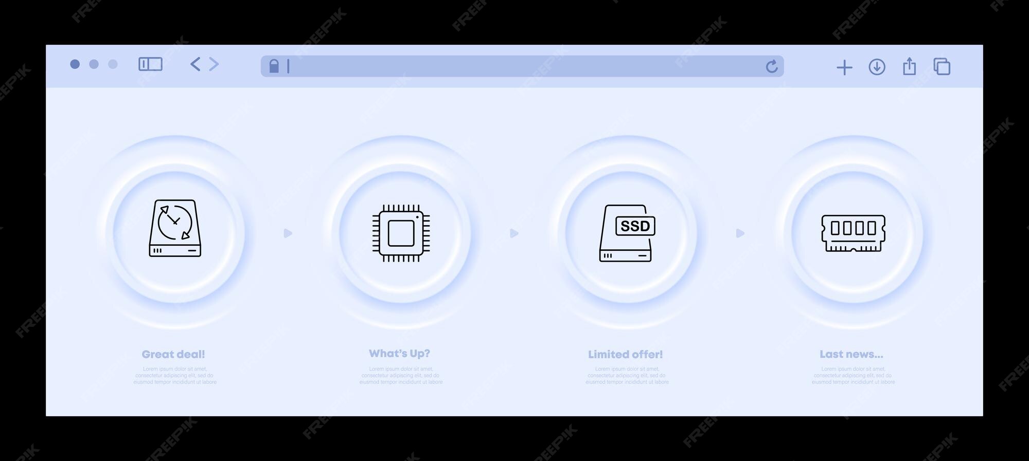 Premium Vector | Processor set icon electronics cyberpunk tincture neural network cpu setting ...