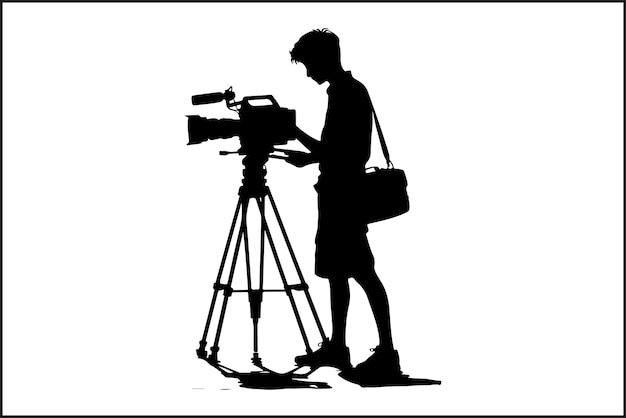 Professional Cameraman Vector Silhouette Collection | Premium AI ... Professional Cameraman Vector Silhouette Collection | Premium AI ...