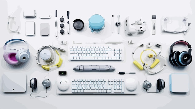 Professional Gamer Workspace and Gear Top View | Premium AI-generated ... Professional Gamer Workspace and Gear Top View | Premium AI-generated ...