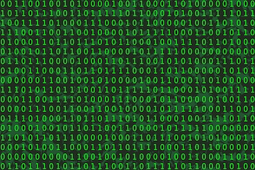 Premium Vector | Program datum background Green programming binary coding Matrix vector