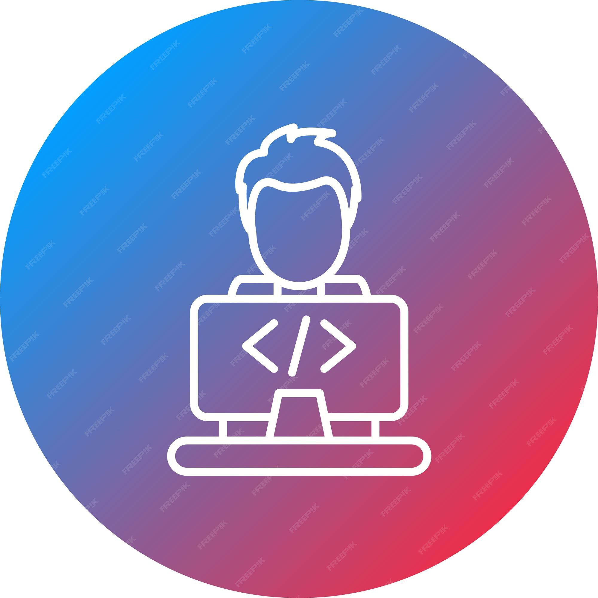 Premium Vector | Programmer icon vector image can be used for computer programming