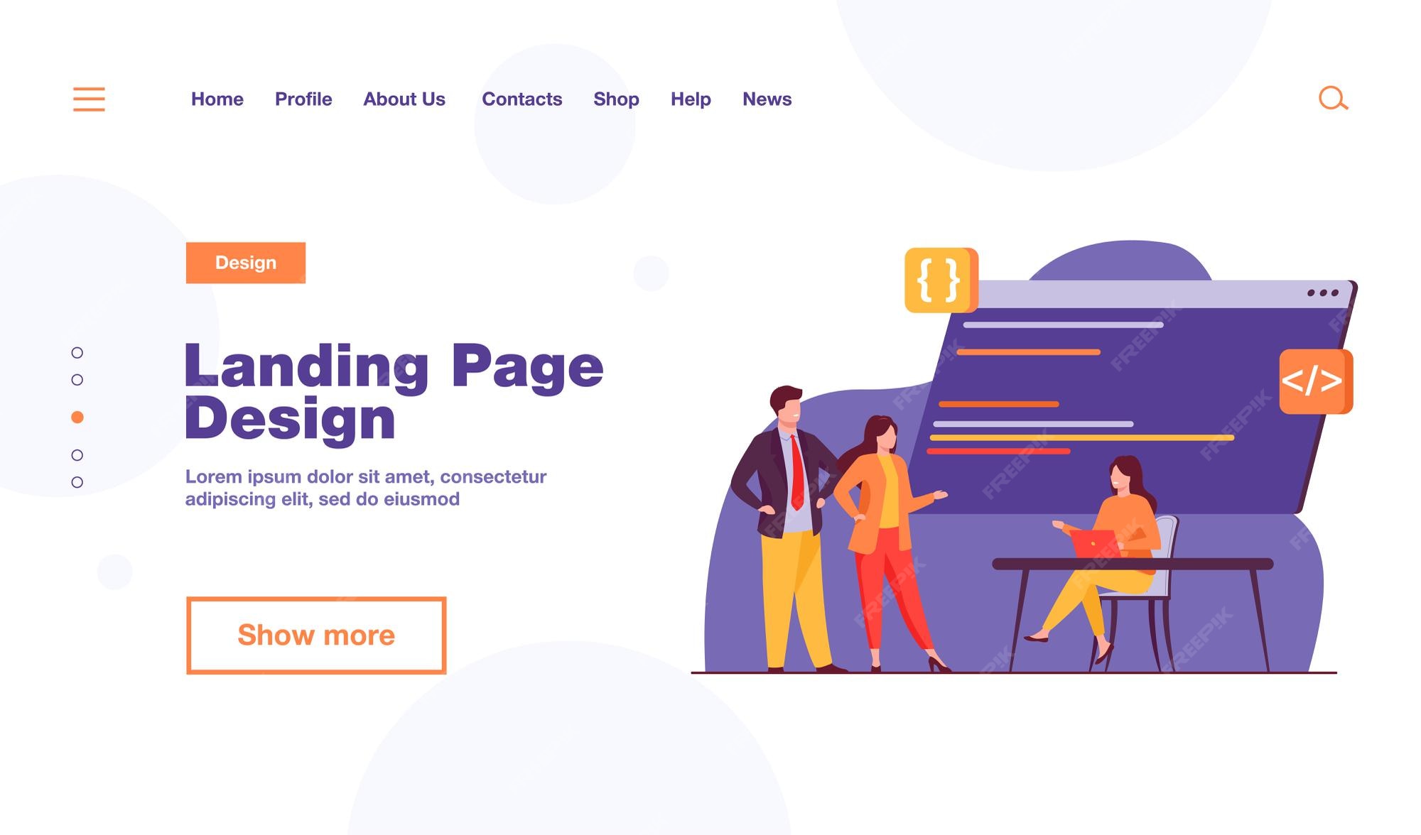 Premium Vector | Programmers coding new program. laptop, code, development flat vector illustration