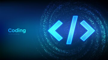 Premium Vector | Programming code Coding or Hacker background ...