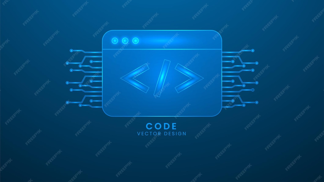 Premium Vector | Programming code development Computer programming and developing software ...