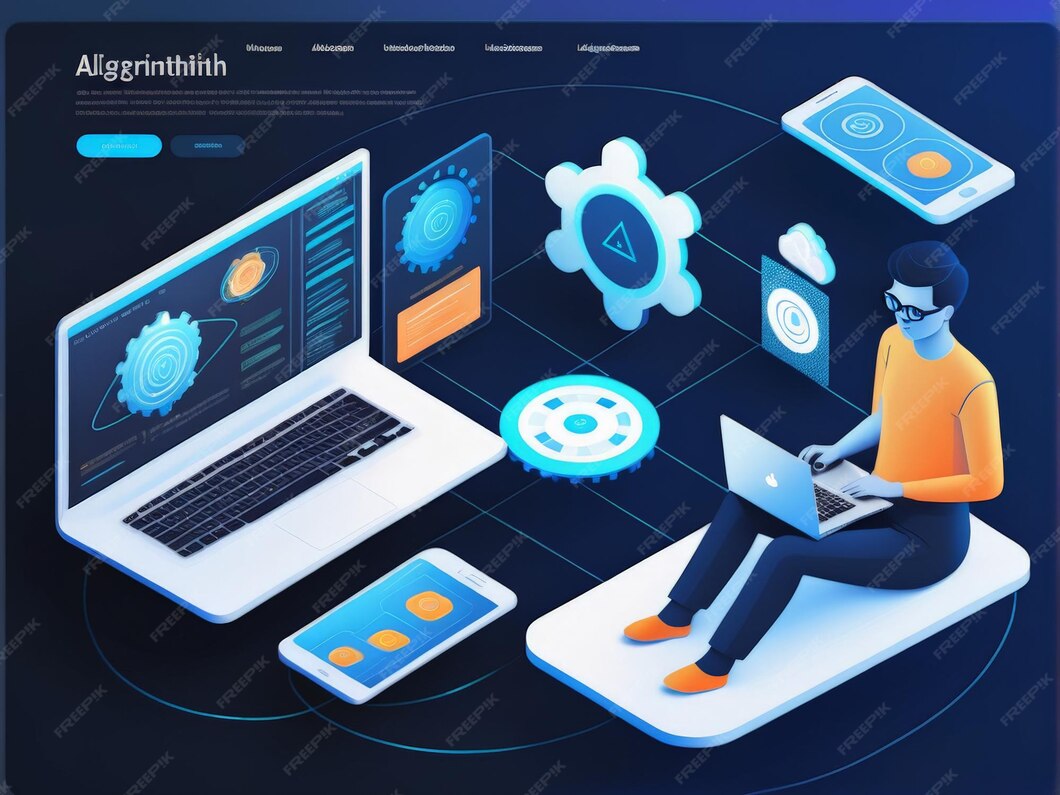 Premium Vector Programming And Coding Concept With Isometric Vector