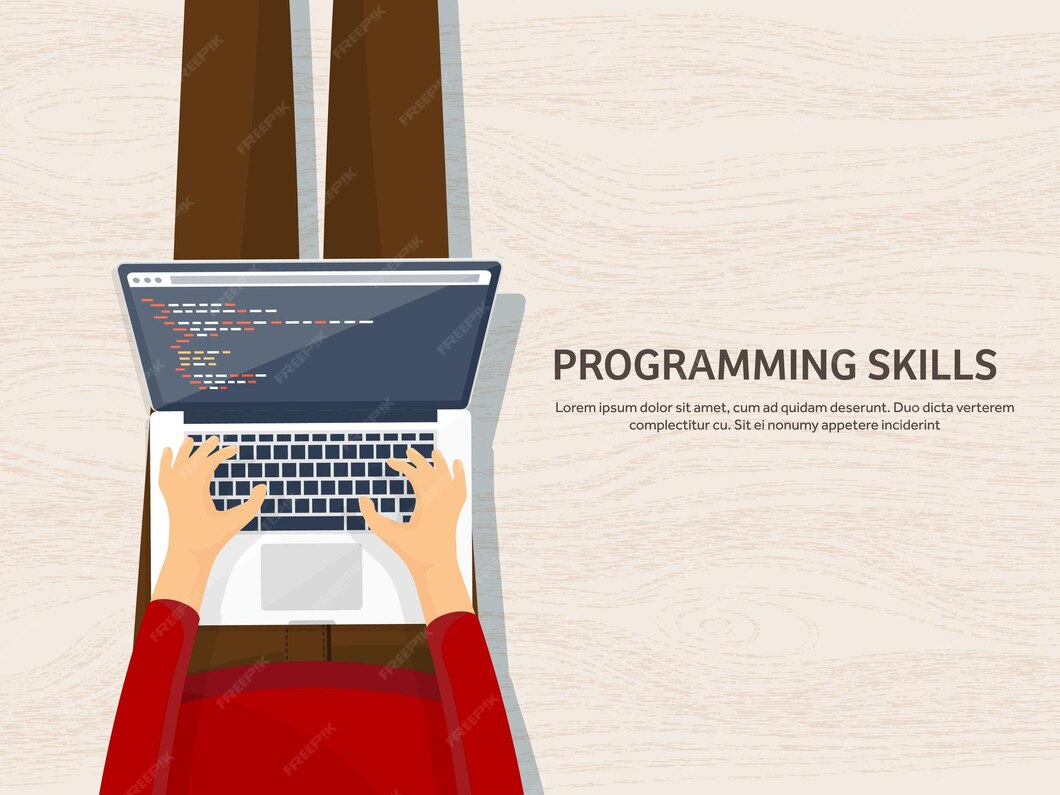 Premium Vector | Programming coding flat computing background code hardware software web ...
