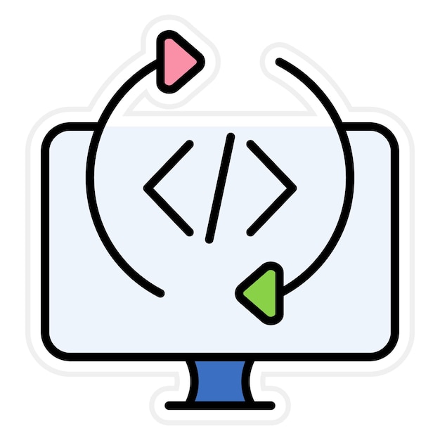 Premium Vector | Programming Cycle icon vector image Can be used for ...