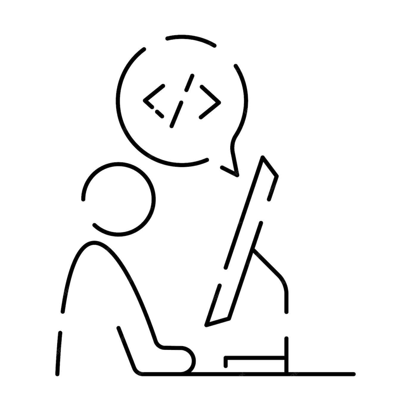 Premium Vector | Programming and development related vector line icons ...