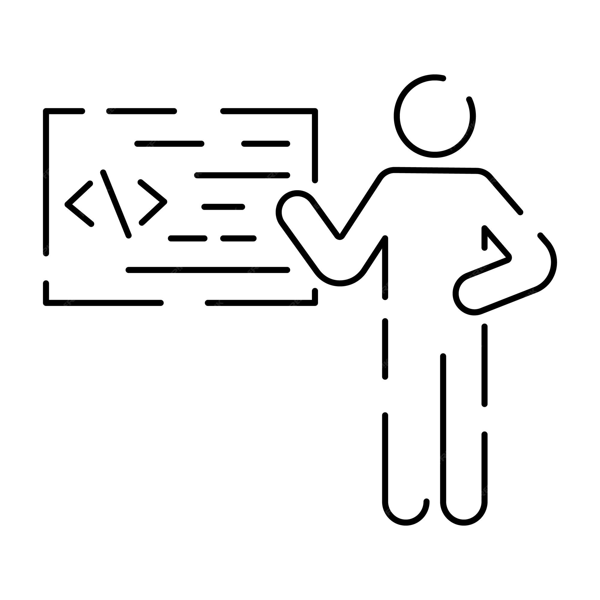 Premium Vector | Programming and development related vector line icons web and application ...