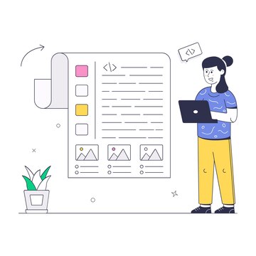 Premium Vector | Programming file an illustration of programmer coding