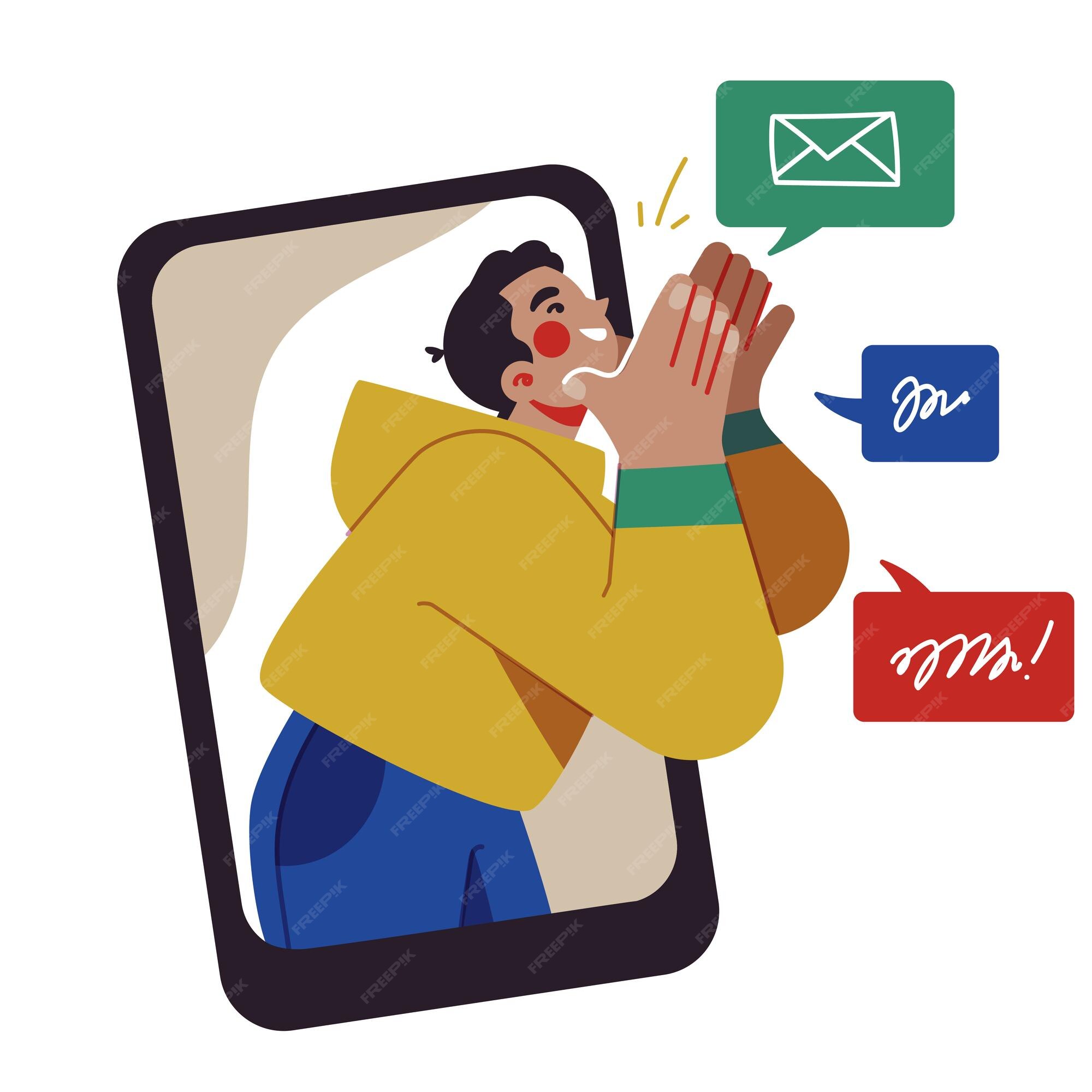 Premium Vector | Programming illustration set different characters ...