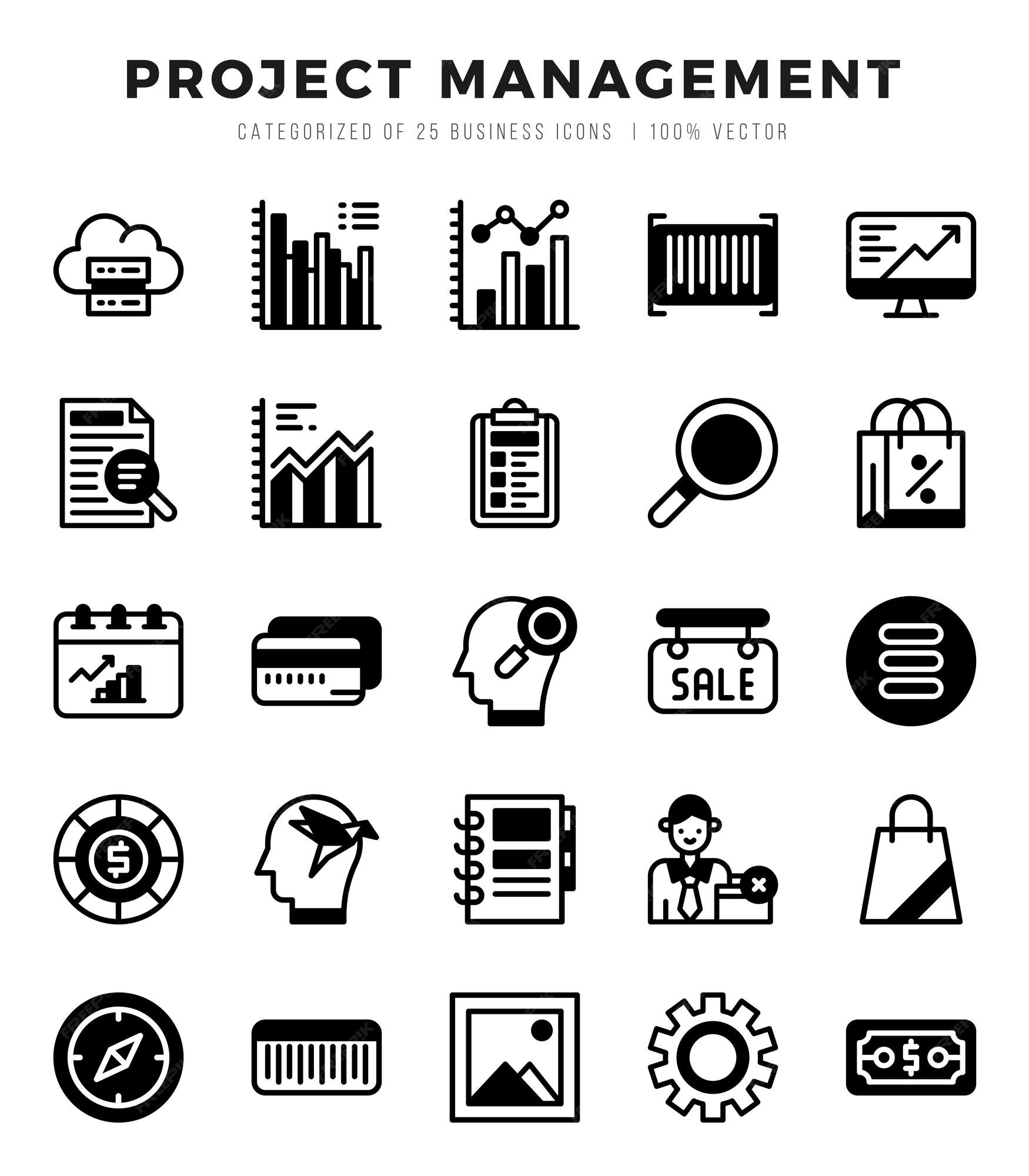 Premium Vector | Project Management icons set Vector illustration Premium Vector | Project Management icons set Vector illustration