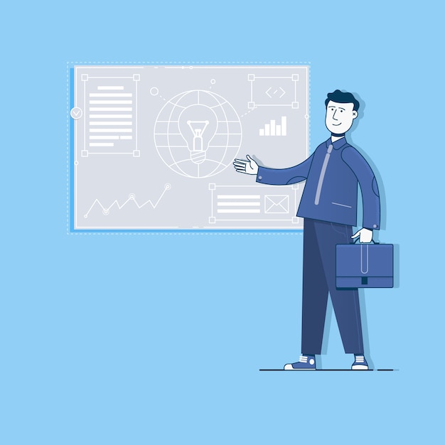 Premium Vector | Project management Premium Vector | Project management