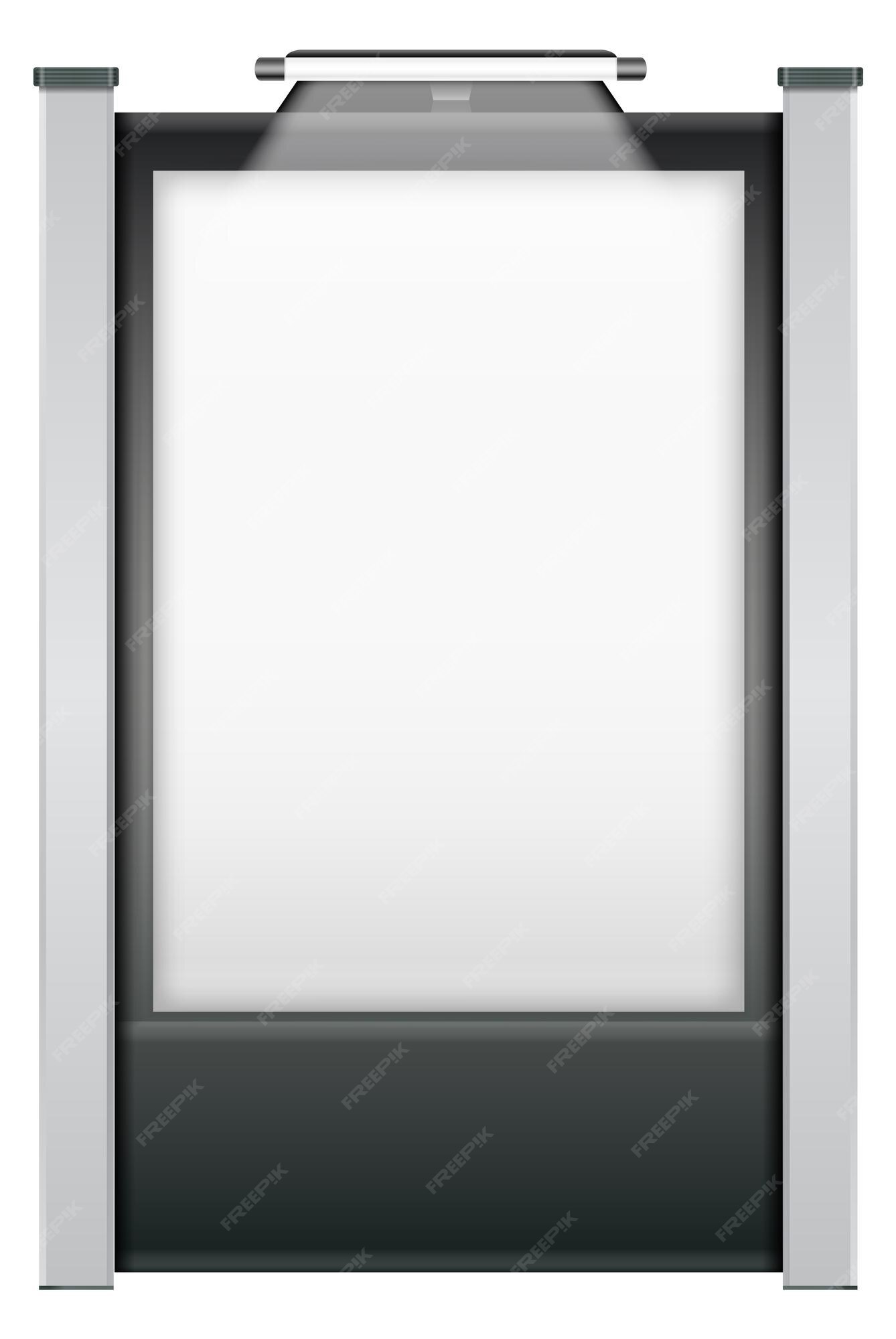 Premium Vector | Promo display information screen kiosk blank mockup Premium Vector | Promo display information screen kiosk blank mockup