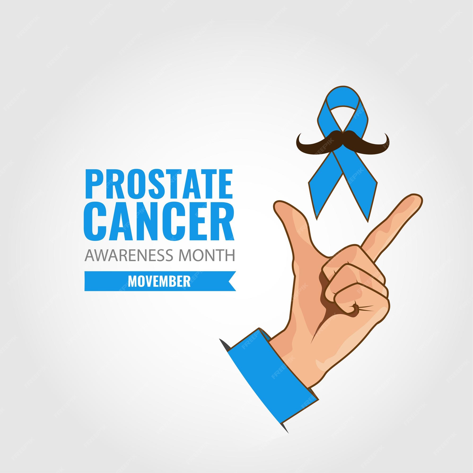 Premium Vector Prostate Cancer Awareness Movember