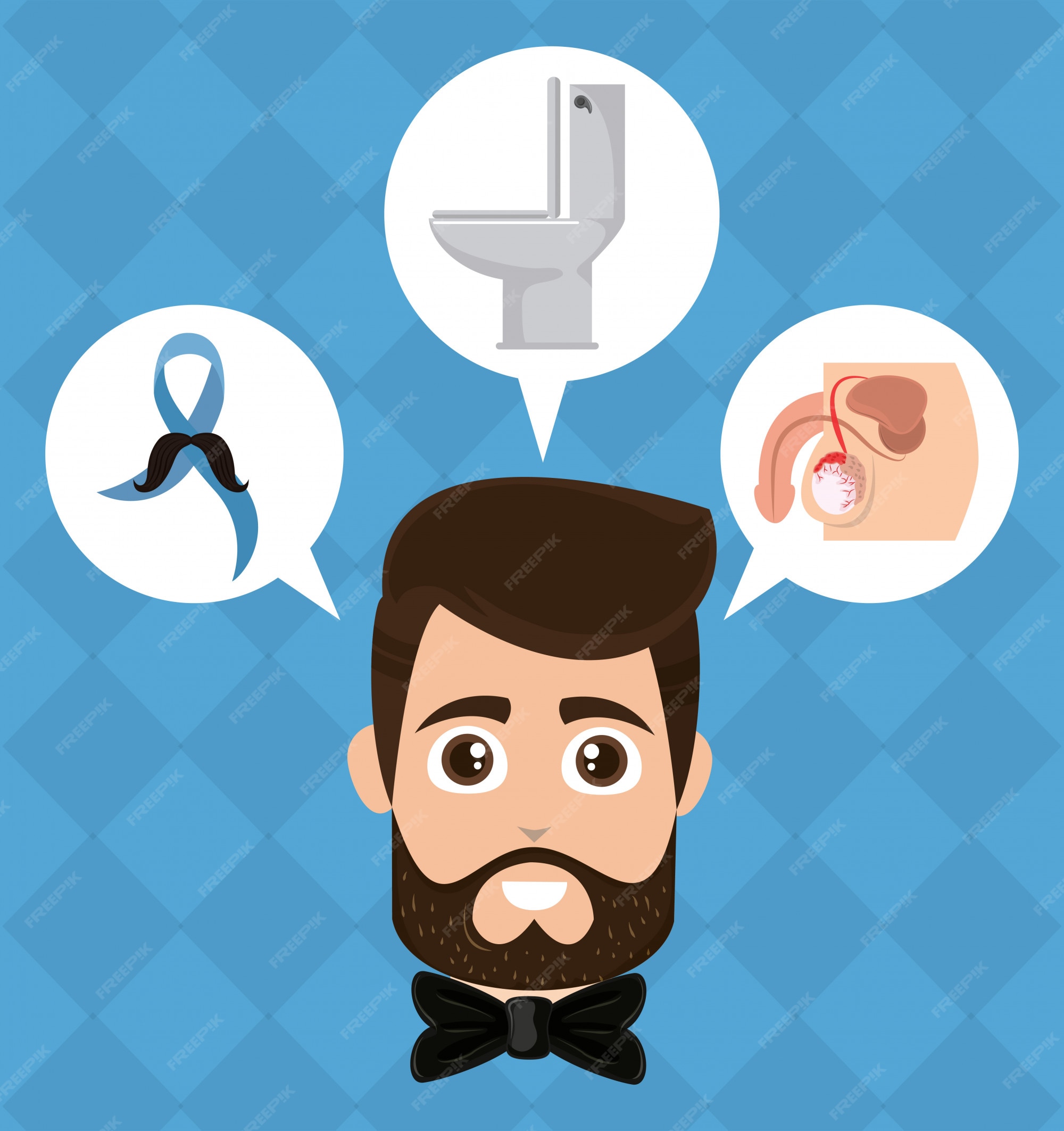Premium Vector Prostate Cancer Campaign