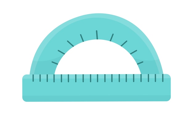 Premium Vector Protractor Mathematical Tool Vector Illustration