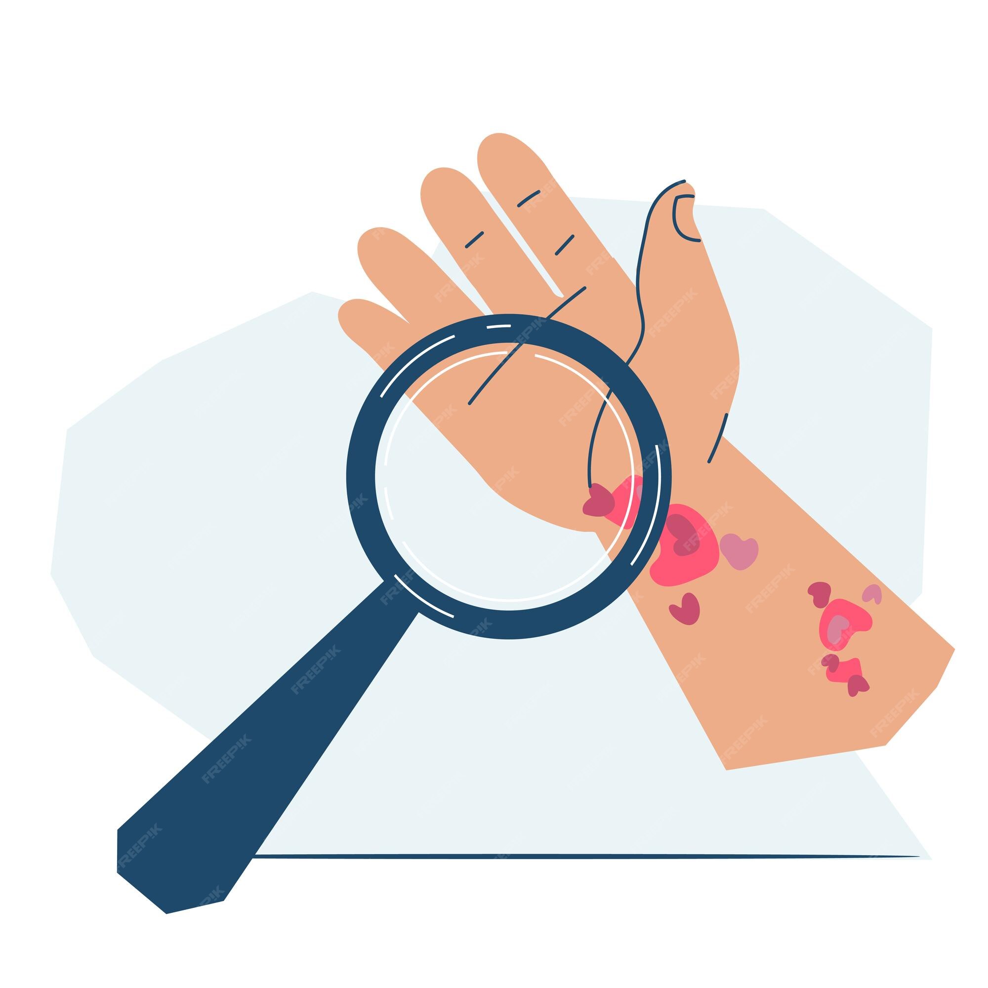 Premium Vector Psoriasis Dermatitis Or Eczema Skin Conditions And