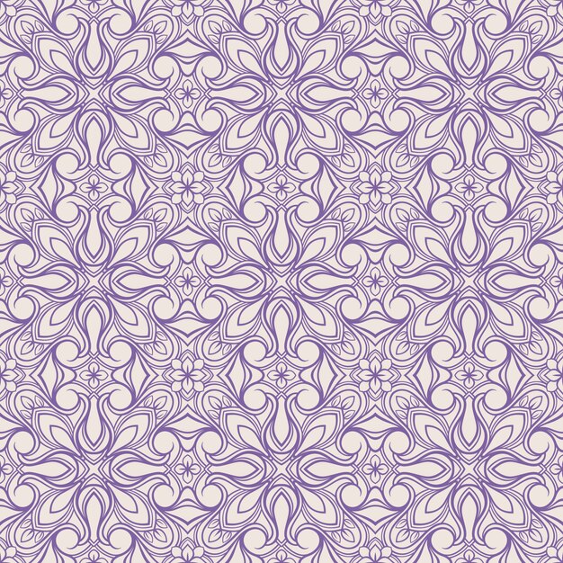 Premium Vector Soft Pink Purple Floral Watercolor Seamless Pattern