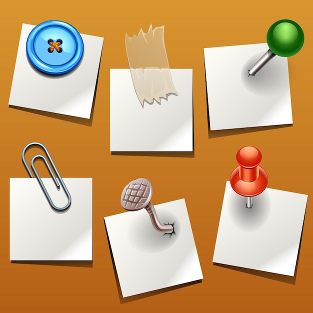 Premium Vector | Push pin various vector illustration Premium Vector | Push pin various vector illustration