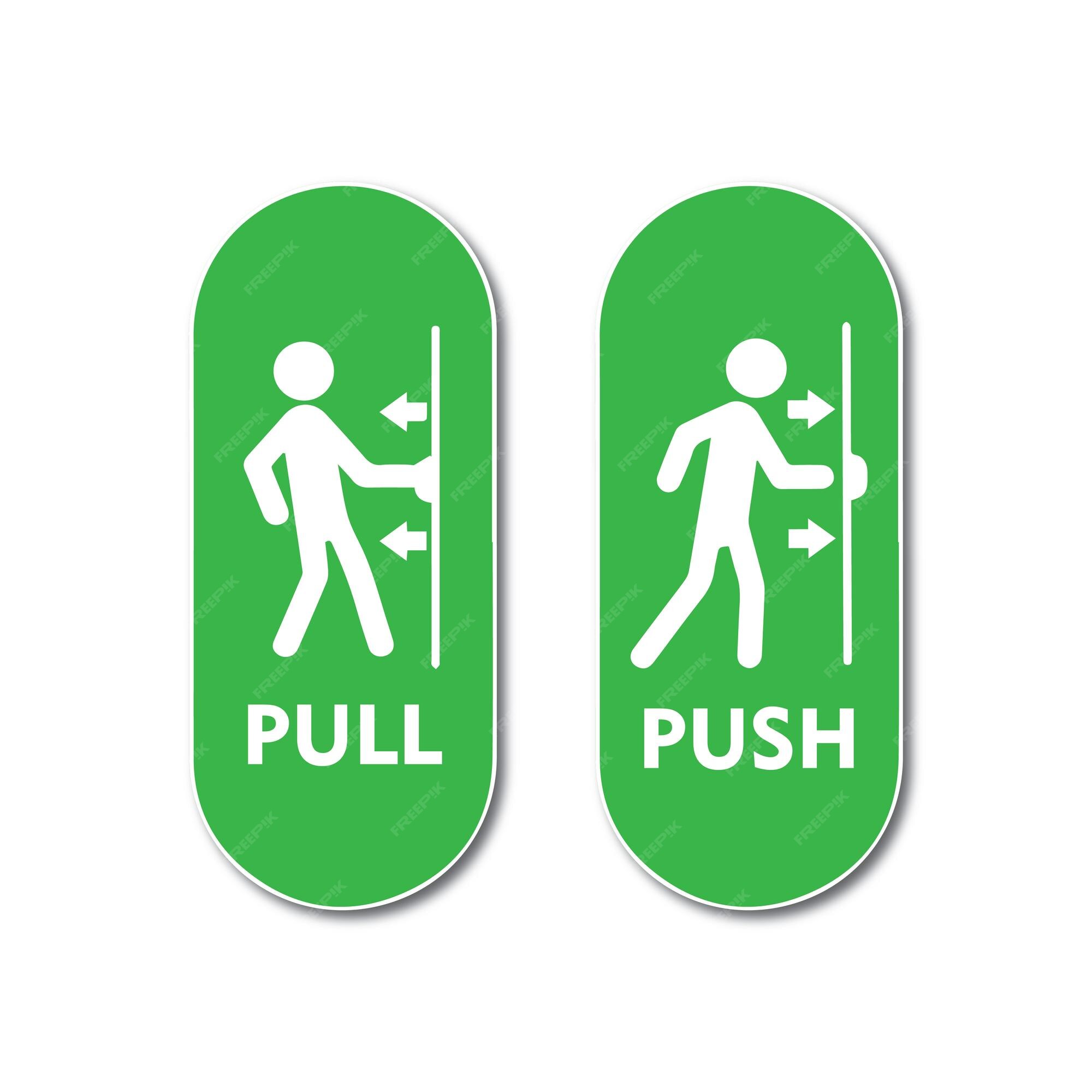Premium Vector | Push pull vector Premium Vector | Push pull vector